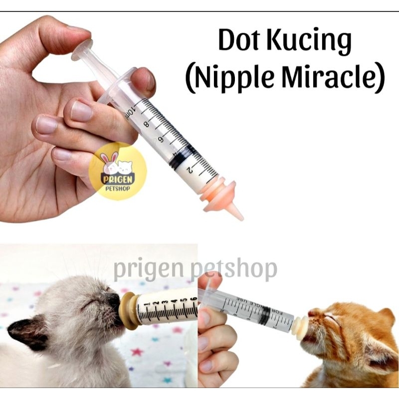 Jual Dot Menyusui Kucing Kecil Nipple Miracle - Alat Menyusui Hewan ...