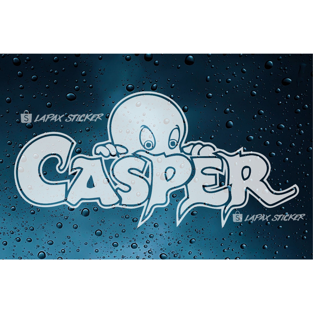 Jual stiker CASPER cutting sticker CASPER lucu keren viral | Shopee ...