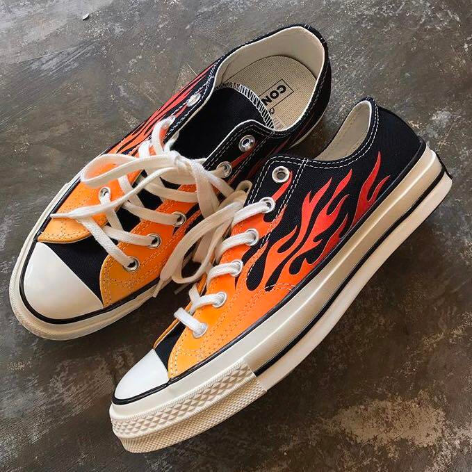 Jual Sepatu Converse 70s Chuck Taylor Low Black White / Sneakers ...