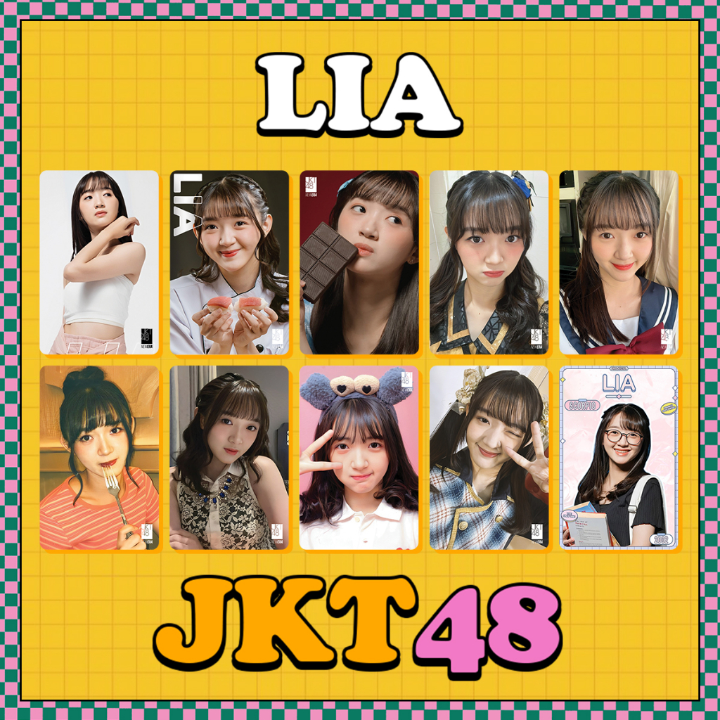 Jual (10 PCS) PC Photocard JKT48 Unofficial Fanmade Zee - Shani - Christy - Gracia - Marsha ...