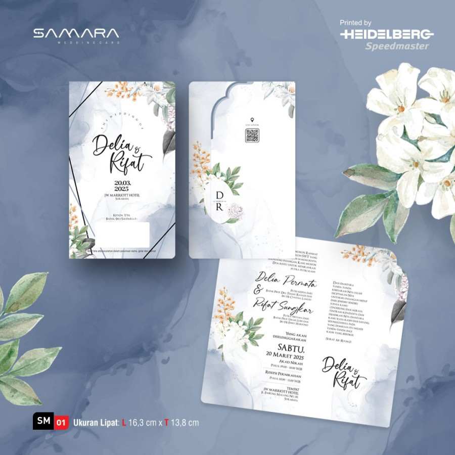 Jual Blangko Undangan Pernikahan SAMARA SM 01 | Shopee Indonesia