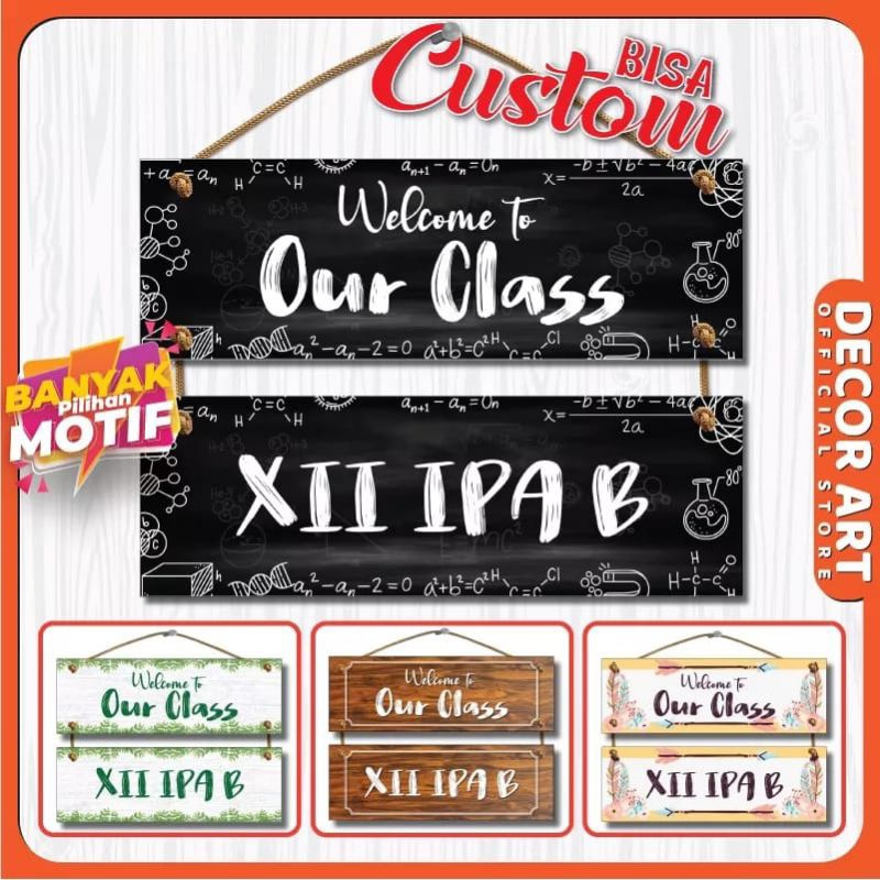 Jual HIASAN DINDING KELAS 2 SUSUN UKURAN 30X20CM - PAJANGAN DINDING ...