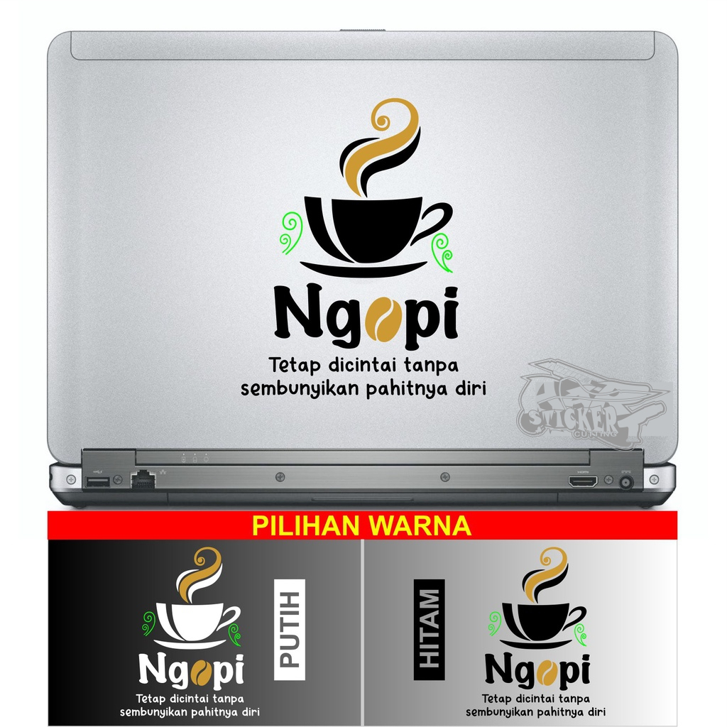 Jual Stiker Ngopi slogan kopi coffe | Shopee Indonesia