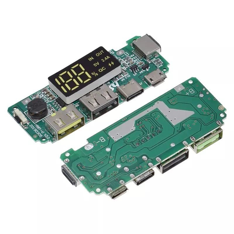 Jual MODUL CHARGER BATERAI 18650 MIKRO USB & TYPE C dengan DUAL LED ...