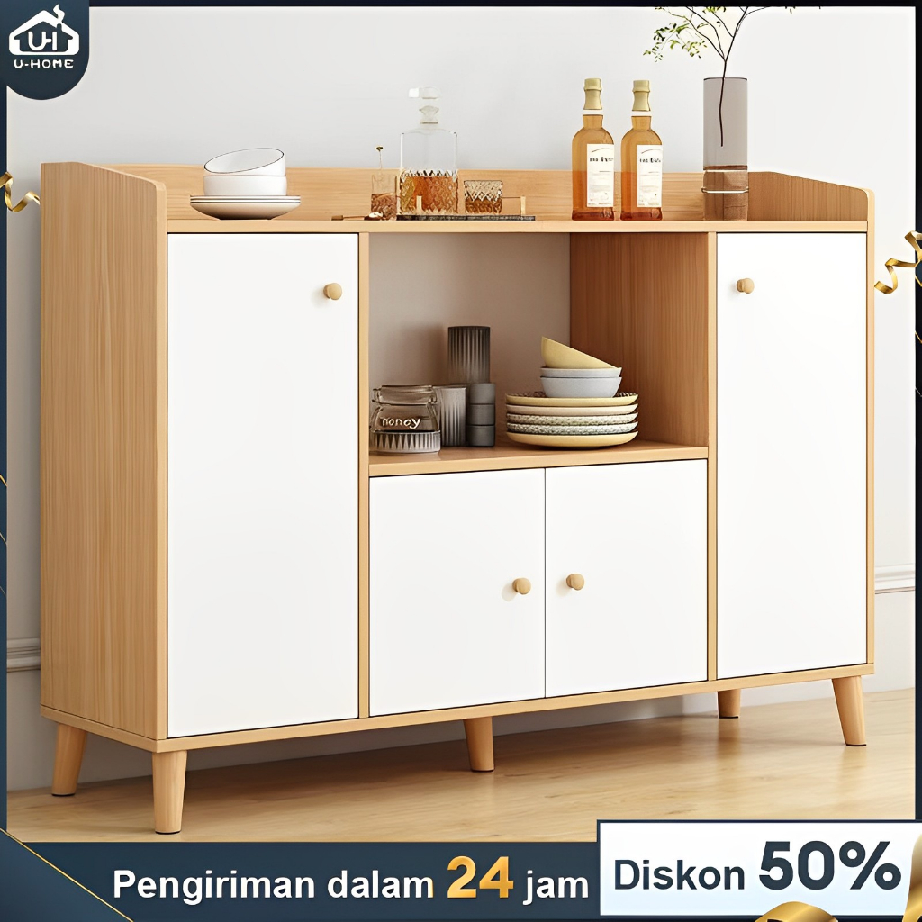 Jual Lemari Dapur Bufet Kabinet Dapur Rak Penyimpanan Rak Dapur Lemari ...