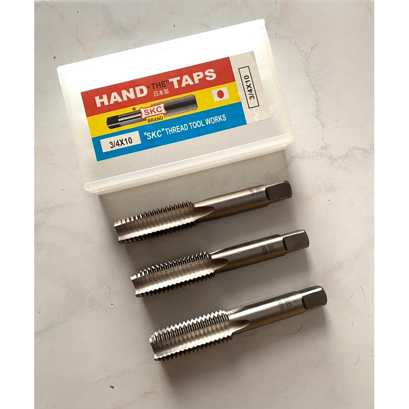 Jual SKC hand Tap - Handtap mata tap ulir M3/4 x 10 (3pcs) - Hand Tap 3 ...