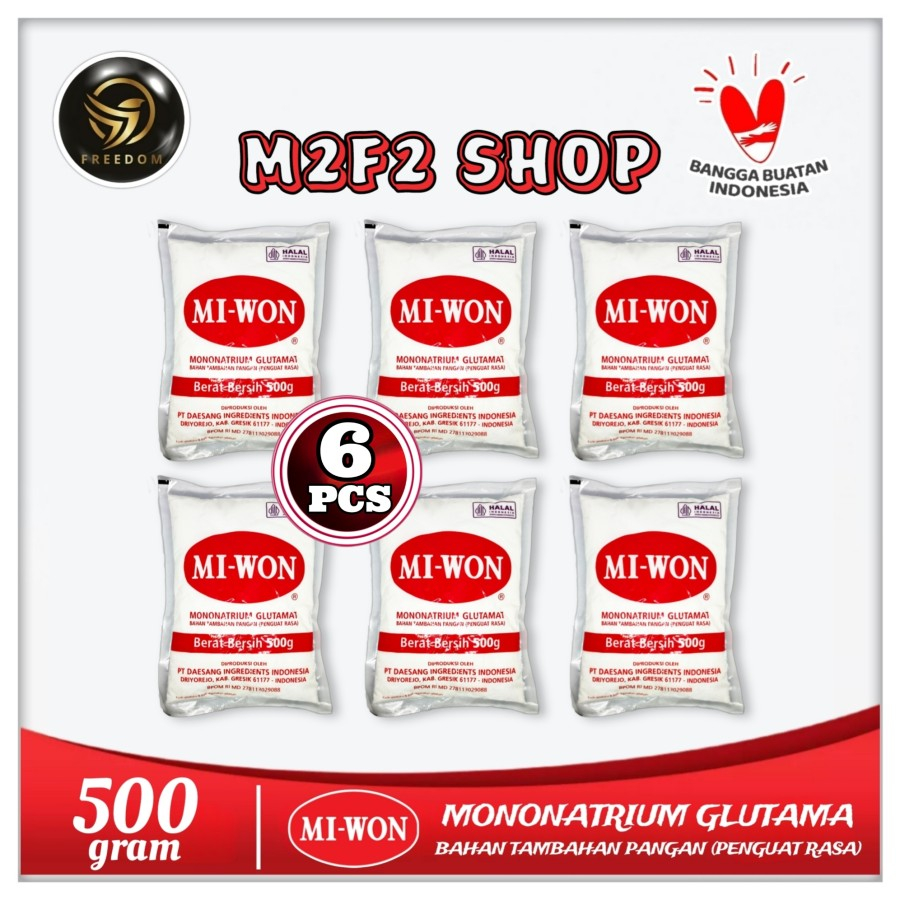 Jual MIWON MSG Penyedap | Micin Penguat Rasa Makanan - 500 gr (Kemasan ...