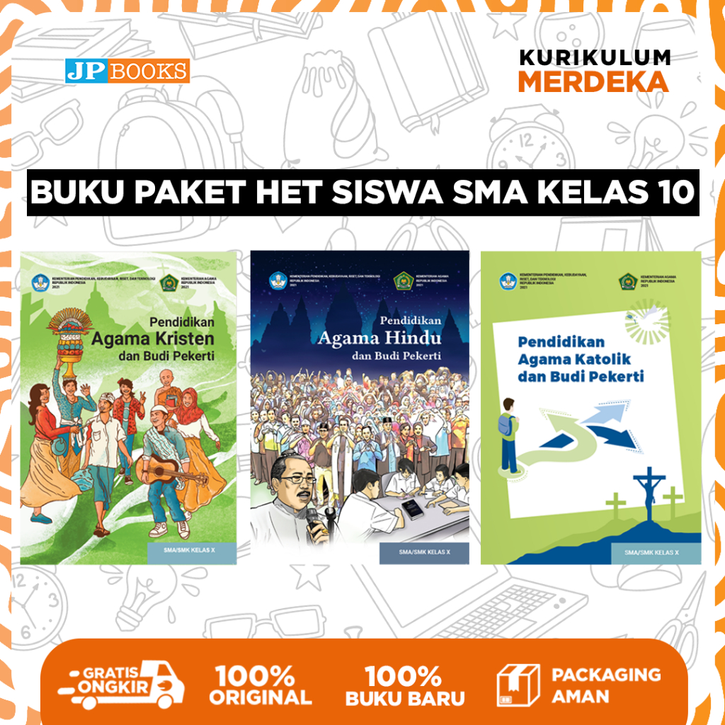 Jual JP Books – (KURIKULUM TERBARU) Buku Siswa / Buku Teks Utama HET Kurmer Sekolah SMA Kelas 10 ...
