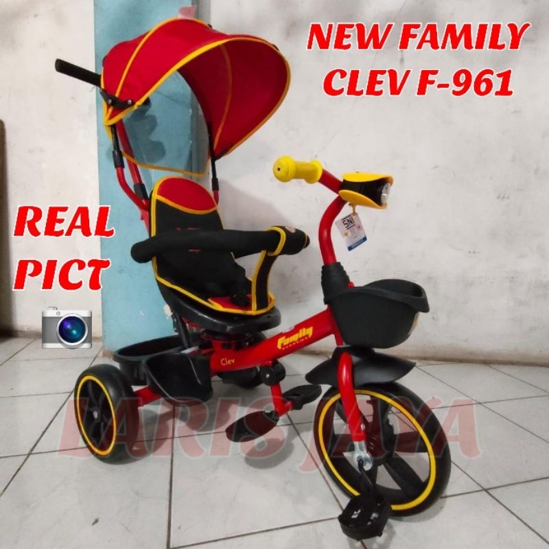 Jual [ BONUS BELL ] sepeda family clev f 961 SEPEDA ANAK RODA TIGA PMB ...