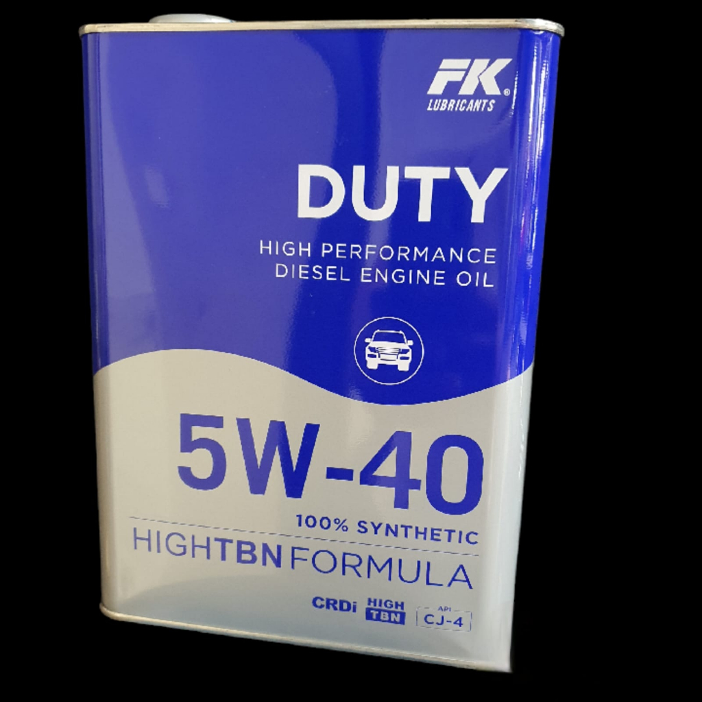 Jual Oli mobil disel FK DUTY sae 5w-40 kemasan kaleng (4liter) | Shopee ...
