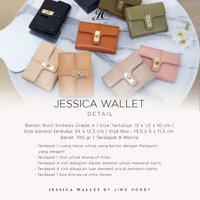 Jual JIMS HONEY DOMPET LIPAT JESSICA WALLET (FREE BOX EXCLUSIVE ...