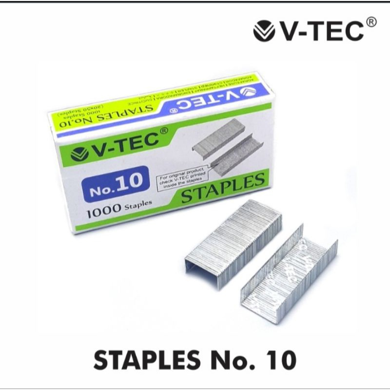Jual Staples / Isi Hekter No.10 V tec | Shopee Indonesia