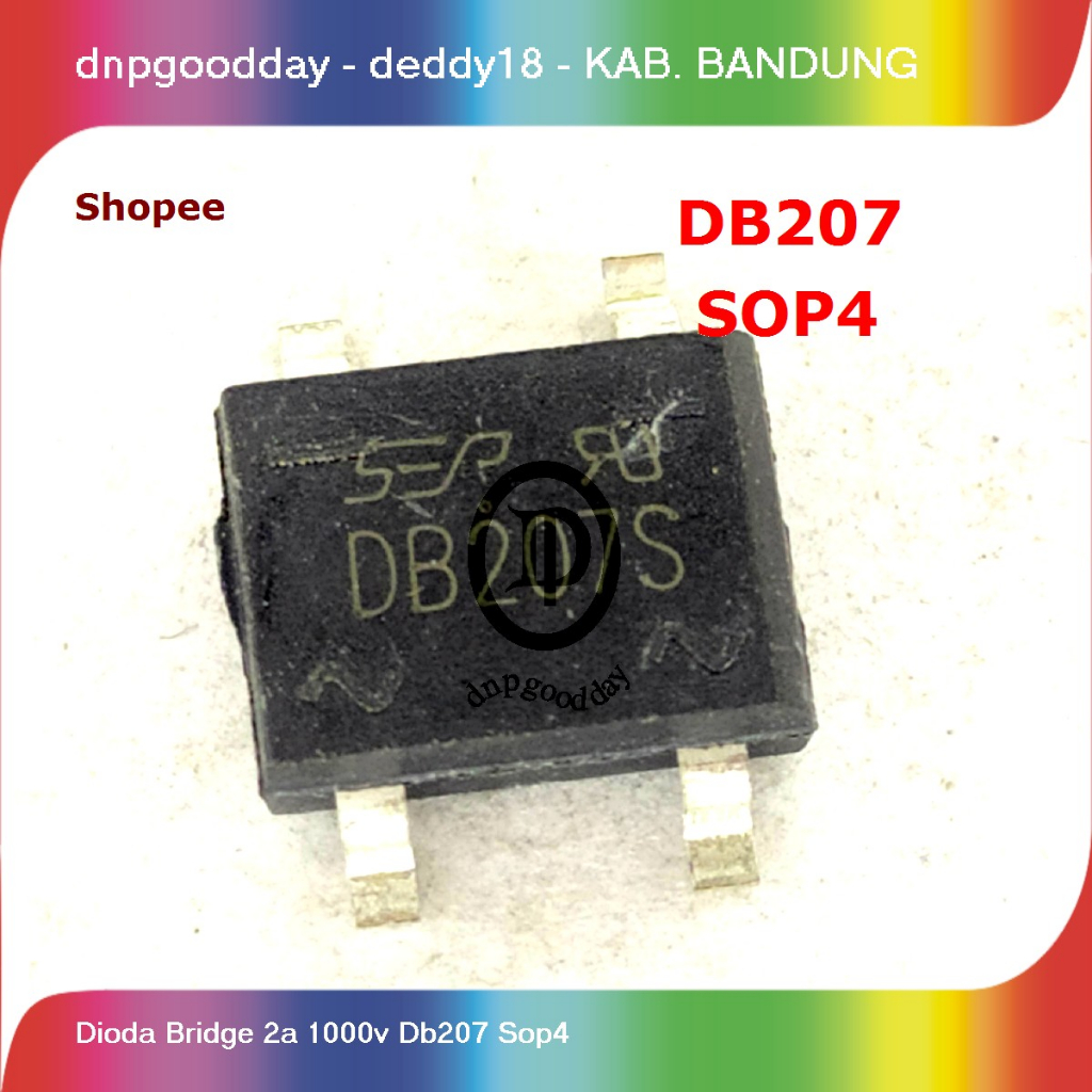 Jual dioda bridge 2a 1000v db207 sop4 | Shopee Indonesia