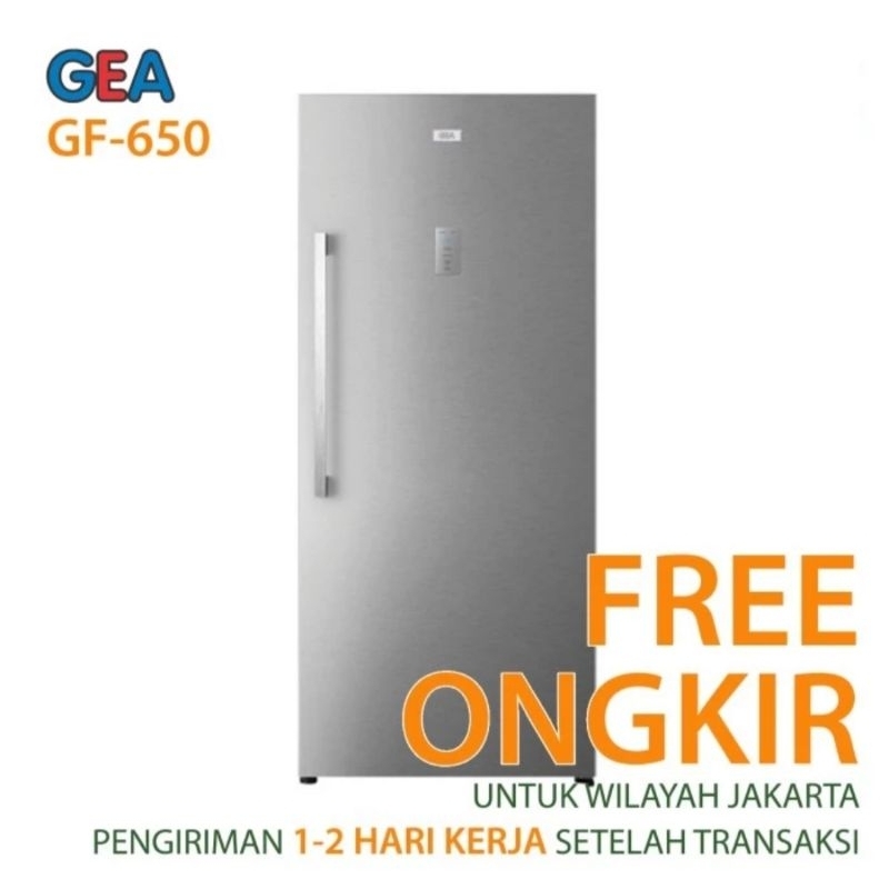Jual Upright Freezer / Fridge GEA GF-650 / GF650 Inverter 2in1 593 Liter | Shopee Indonesia