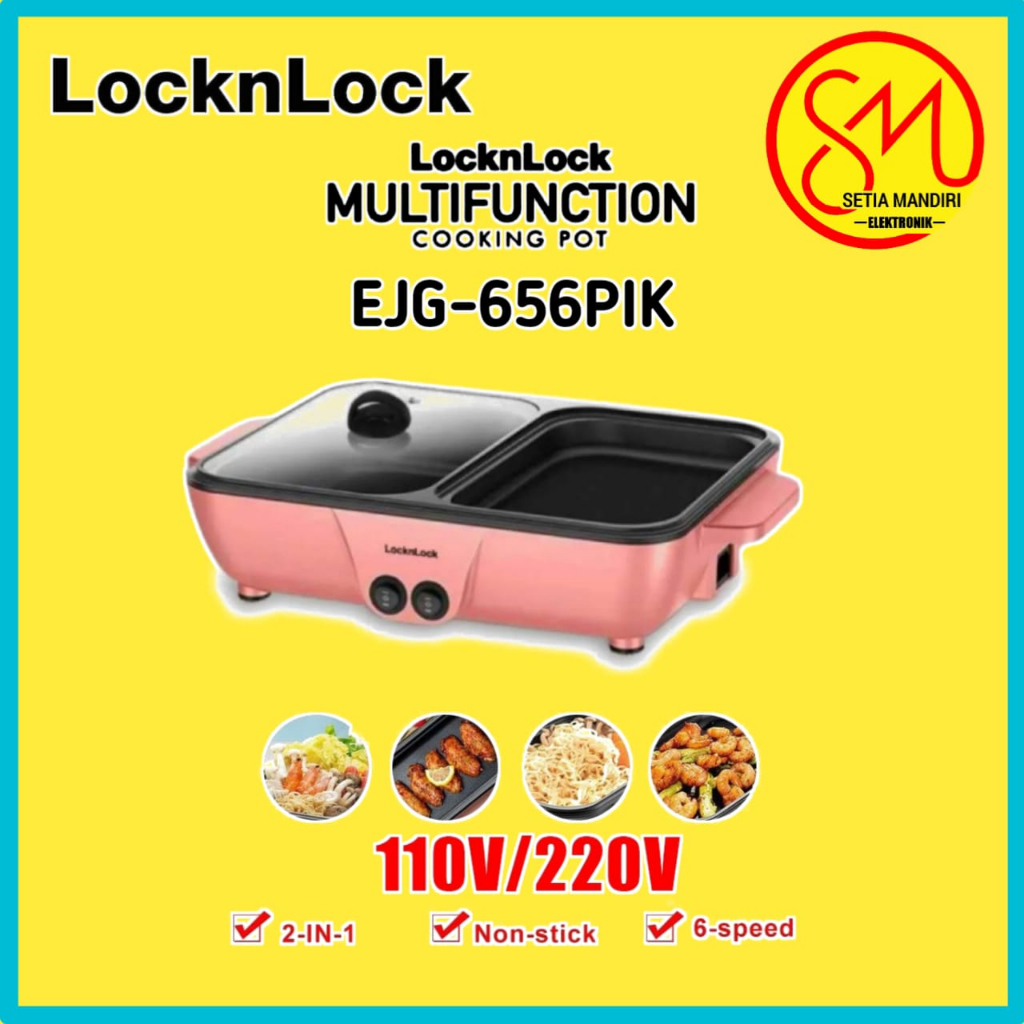Jual LocknLock Multifunction Cooking Pot Korean Electric Grill Pan ...