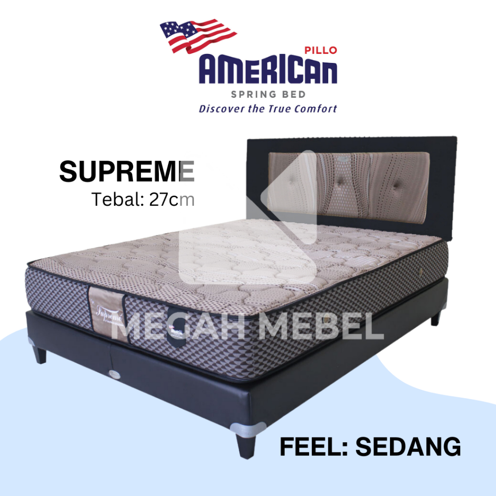 Jual American Pillo Spring Bed Tipe Supreme | Shopee Indonesia