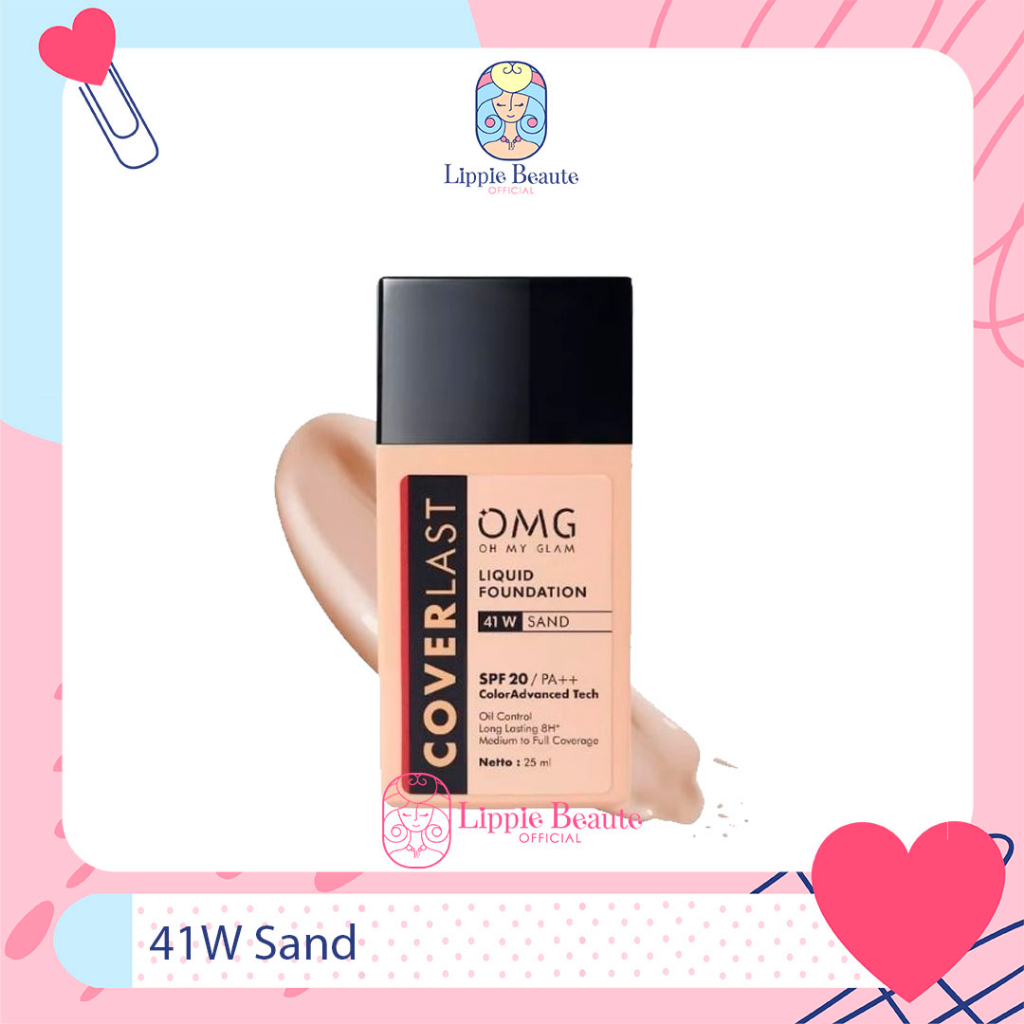 Jual OMG - Oh My Glam Coverlast Liquid Foundation 25 ml | Shopee Indonesia