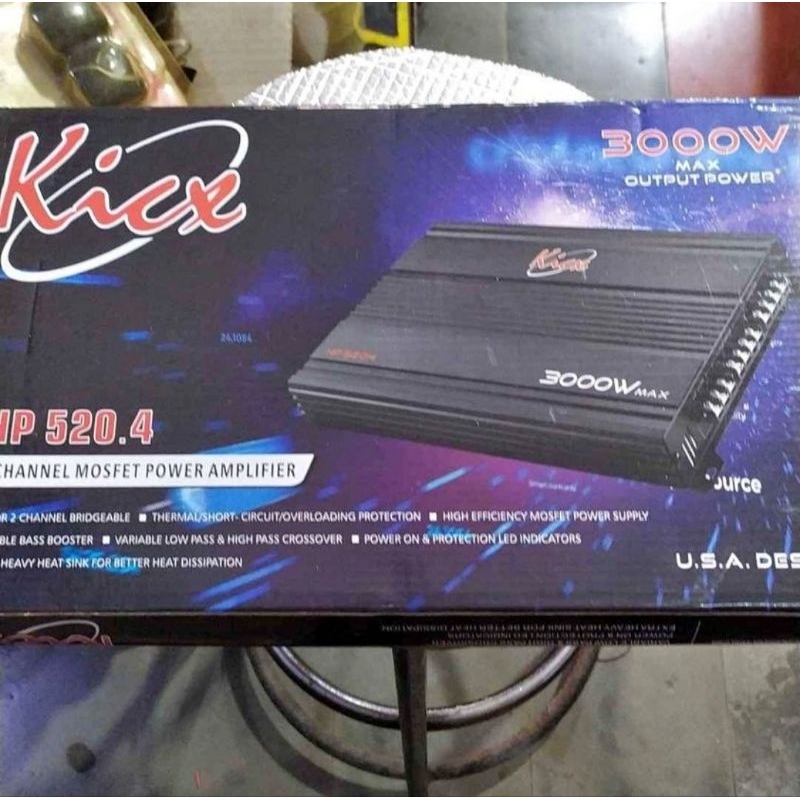 Jual KICX power 4 channel | Shopee Indonesia