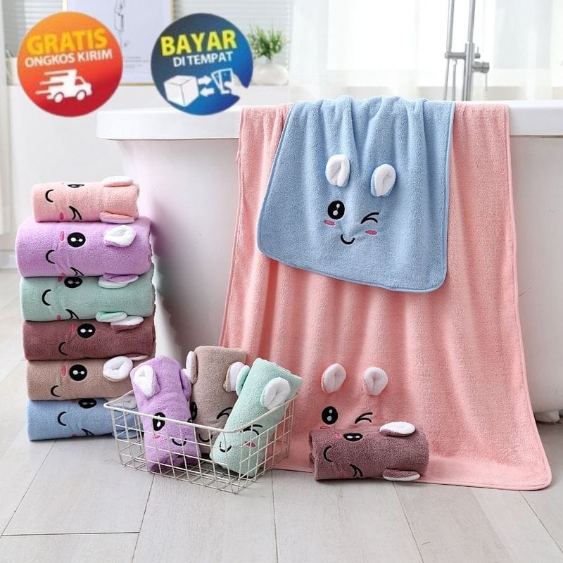 Jual KP131 - HANDUK MANDI ANAK UKURAN 50 X 100 CM TOWEL HANDUK ANAK ...