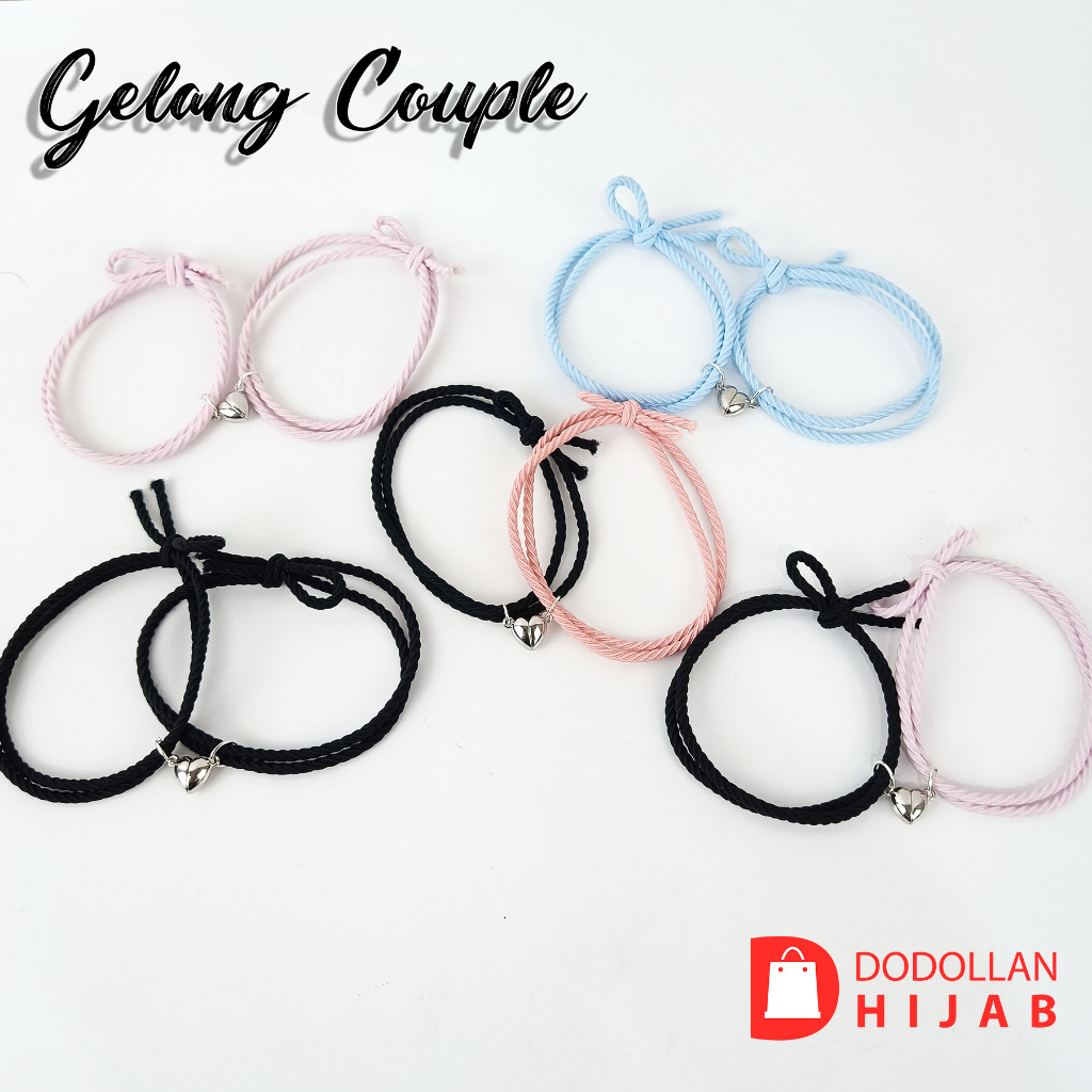 Jual Gelang Couple Magnet Love Pasangan Sahabat Pacar Pria & Wanita ...