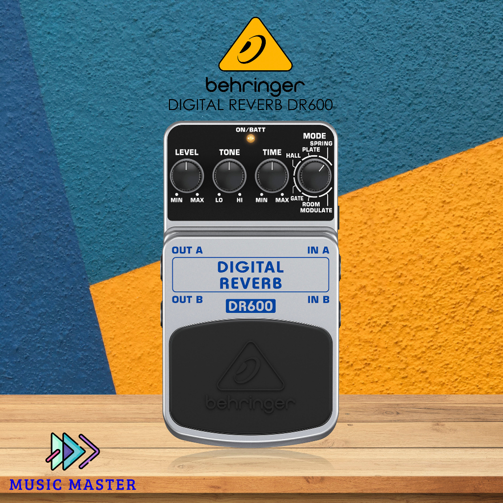 Jual Behringer DR600 Digital Stereo Reverb Effects Pedal | Shopee Indonesia