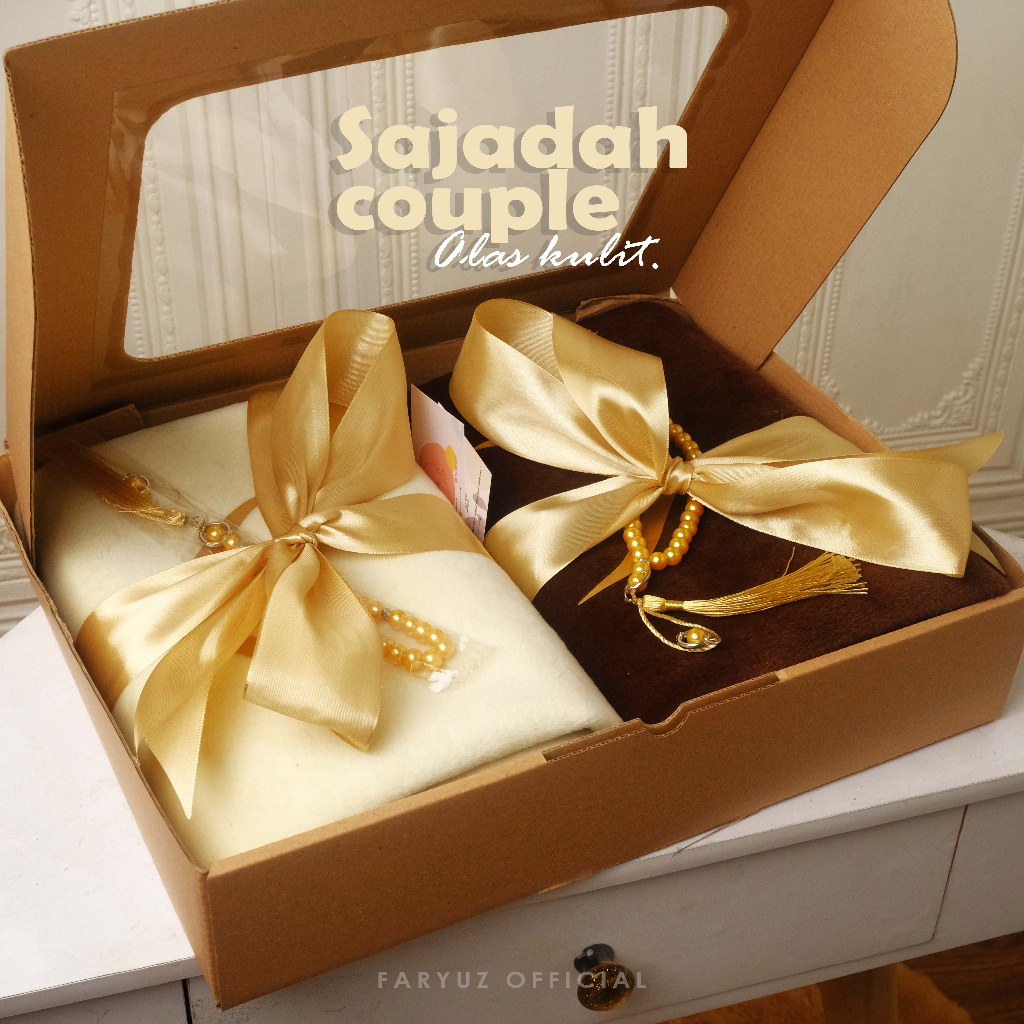 Jual Sajadah Couple Faryuz Sejadah Velboa Bulu Tipis Alas Kulit Hampers ...