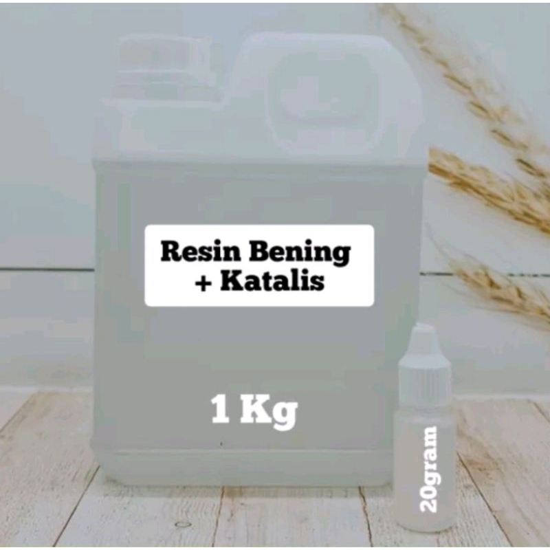 Jual Resin Super Bening 1 KG + Katalis 20 Gram | Shopee Indonesia