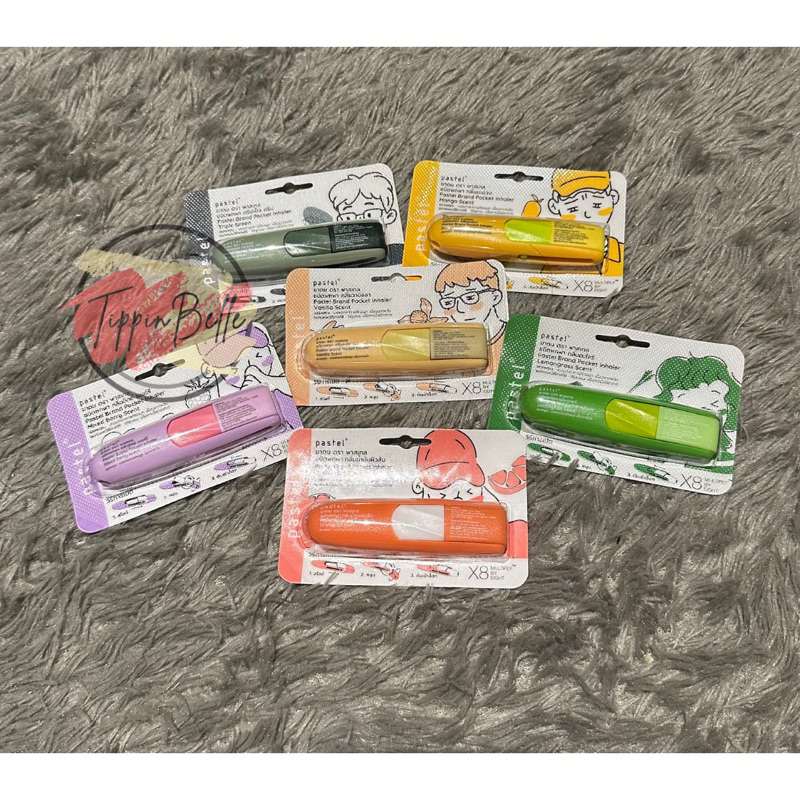 Jual Pastel Inhaler Fruity Series Vanilla/ Mixed Berry/ Orange/ Mango ...