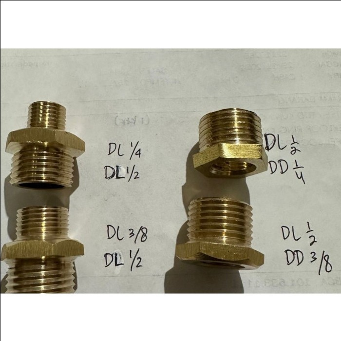 Jual Verlop Ring 1/2" x 1/4" Kuningan Verlop Ring 1/2" x 3/8" Kuningan ...