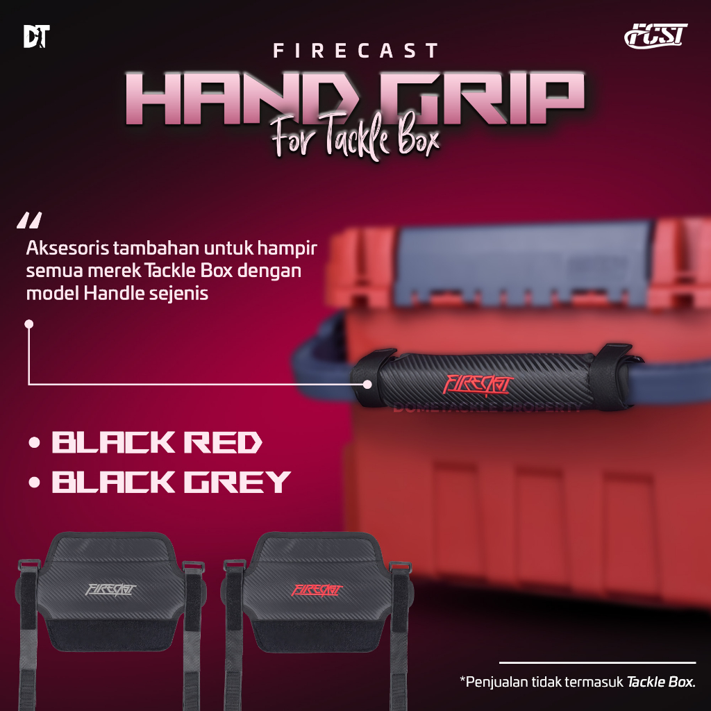 Jual FIRECAST HAND GRIP TACKLE BOX | BANTALAN UNTUK HANDLE BOX PANCING ...