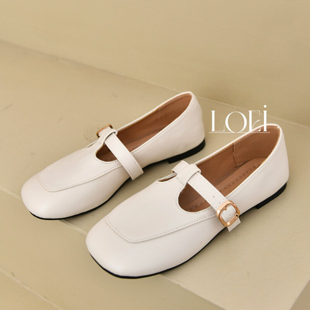 Jual LOEI Hana Flatshoes Wanita Kekinian Sepatu Balet Wanita Sepatu ...