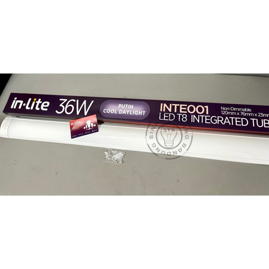 Jual LAMPU LED T8 INTEGRATED INLITE 36W 36 WATT 120CM 120 CM - INTE001 ...
