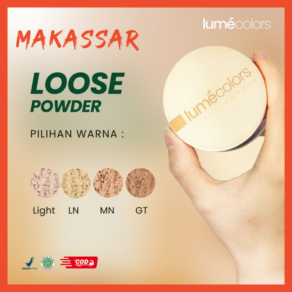 Jual Bedak Tabur Loose Powder Lumecolors Aman Untuk Kulit Normal ...