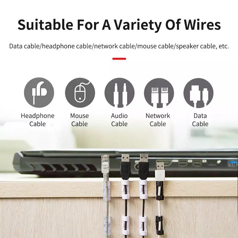 Jual KLIP PENGIKAT KABEL/CLIP KABEL ORGANIZER | Shopee Indonesia