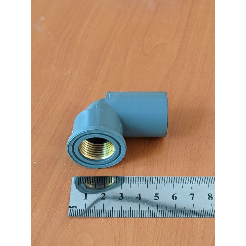 Jual Pipa Knee Elbow Keni Drat bahan kuningan 1/2 inch untuk kran air ...