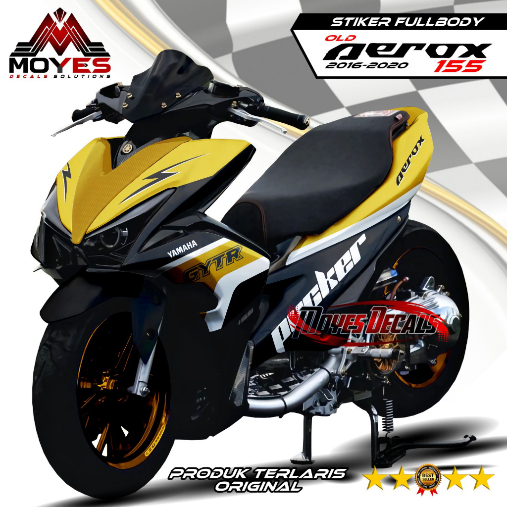 Jual Decal Aerox 155 Old Stiker Fullbody / Sticker variasi Custom ...