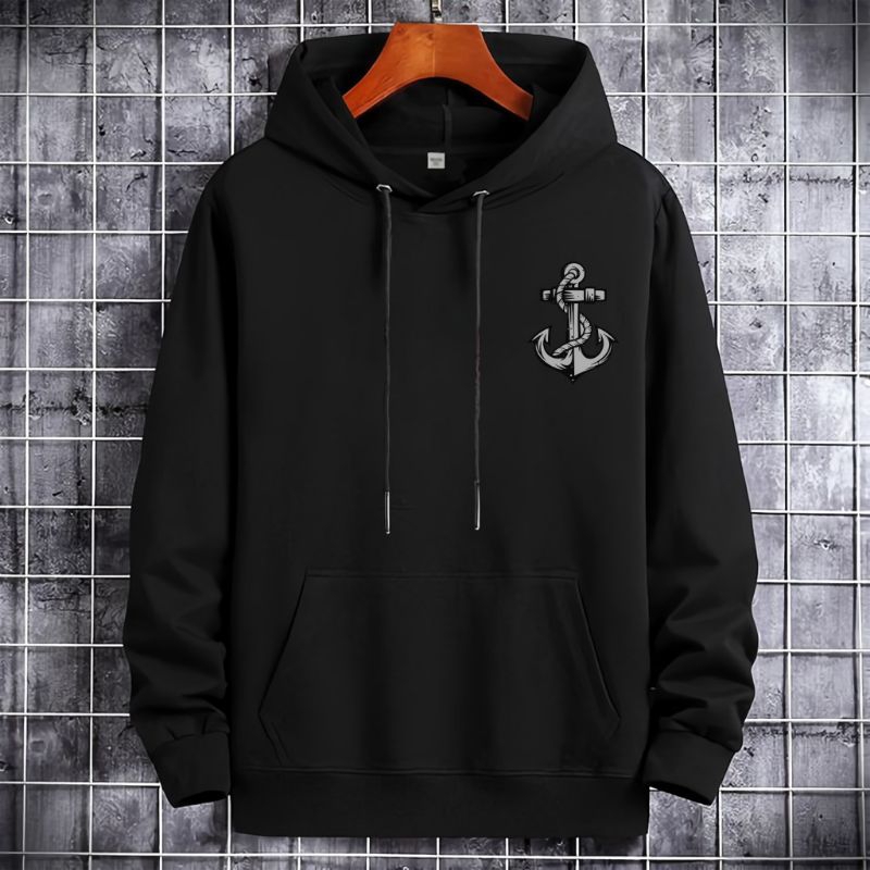 Jual Hoodie pria Hoodie Jangkar Hoodie fleece Sweater cowok keren ...