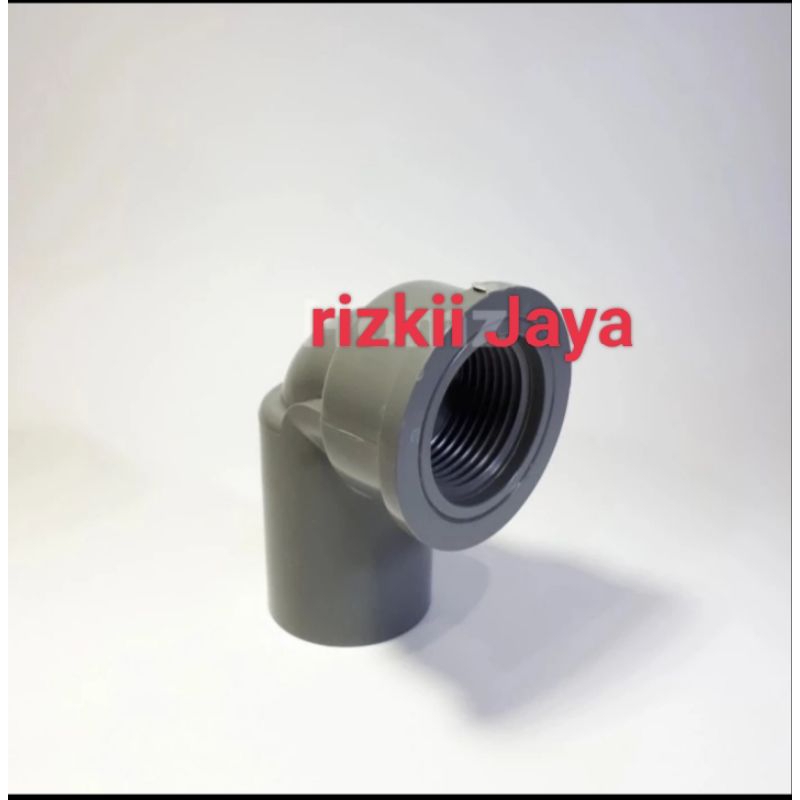Jual Knee Drat Dalam 1" inch AW Rucika/Keni Drat 1 in Pvc/Knee Drat/KDD 1" | Shopee Indonesia