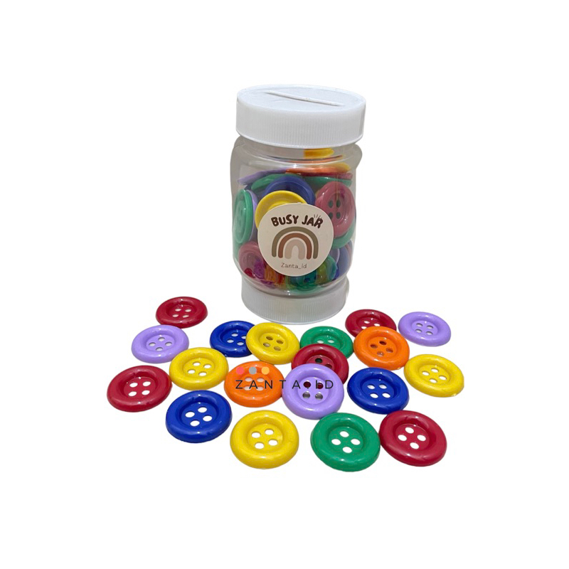 Jual Mainan Edukasi Busy jar | Montessori | Motorik Sensori | Sensorik ...