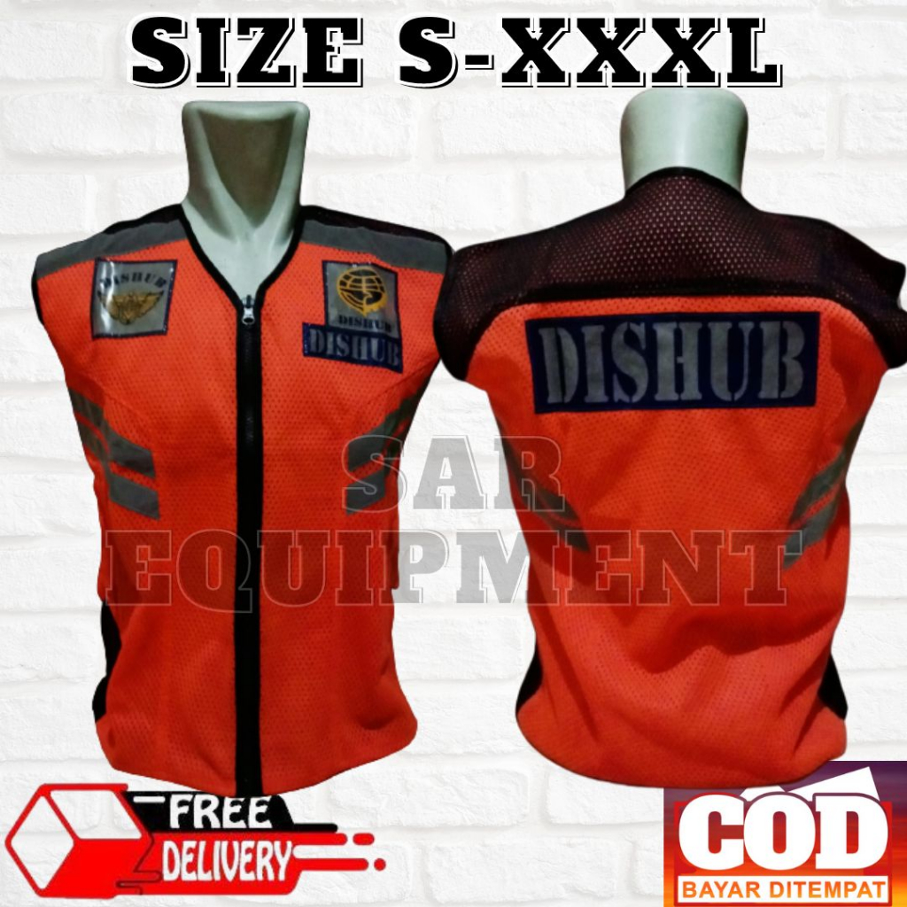 Jual Rompi Dishub Jaring | Rompi Dishub perhubungan Bahan Jaring Tipis ...