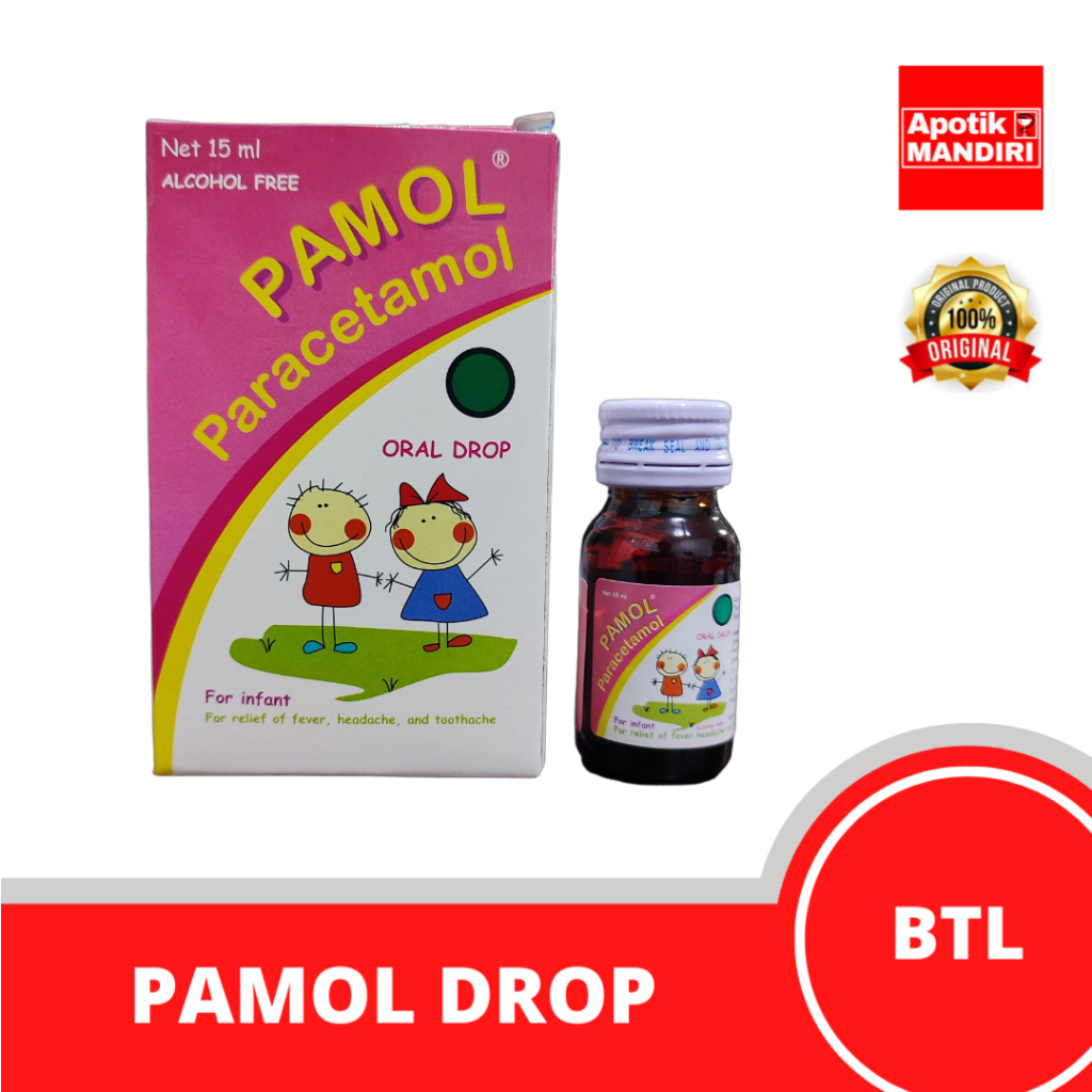 Jual PAMOL DROP 15 ML / PENURUN DEMAM PADA BAYI DAN ANAK | Shopee Indonesia