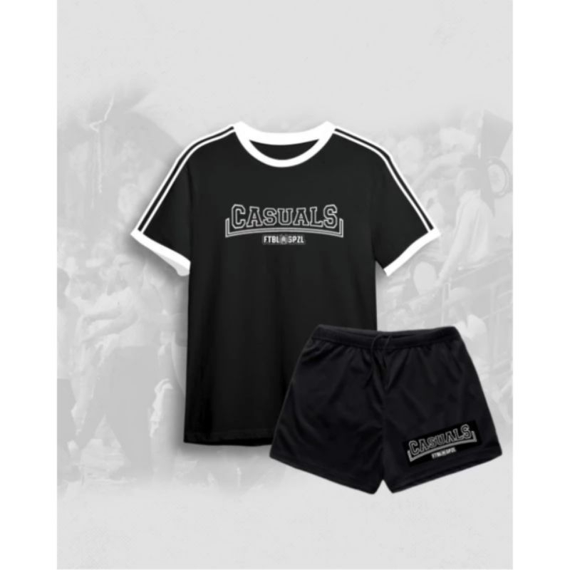 Jual [COD] Kaos Hooliagans Casual Ultras Ringertree + Shortpants Paket ...