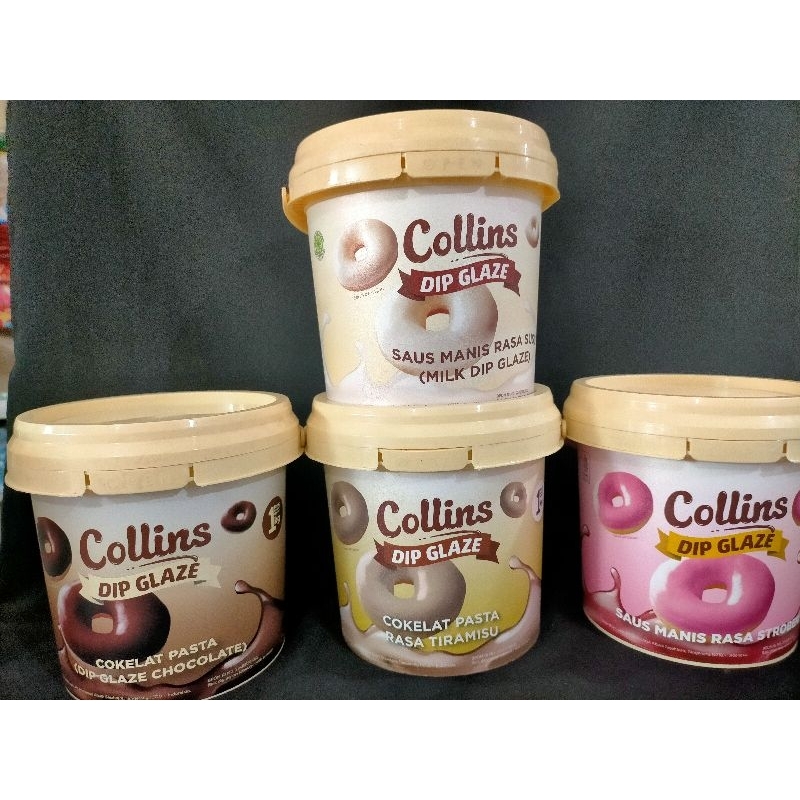 Jual Collins Dip Glaze & choco crunchy kemasan 1 kg | Shopee Indonesia