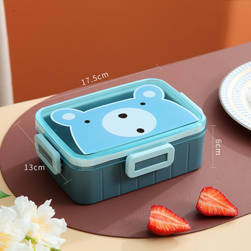 Jual Lunch Box Kotak Makan Anak Animal | Snack Box Anak Duck Bear ...