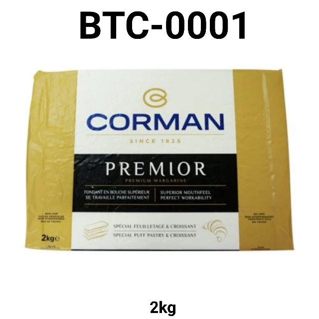 Jual BTC-0001 Butter corman premior premium margarine sheet 2kg yamama ...