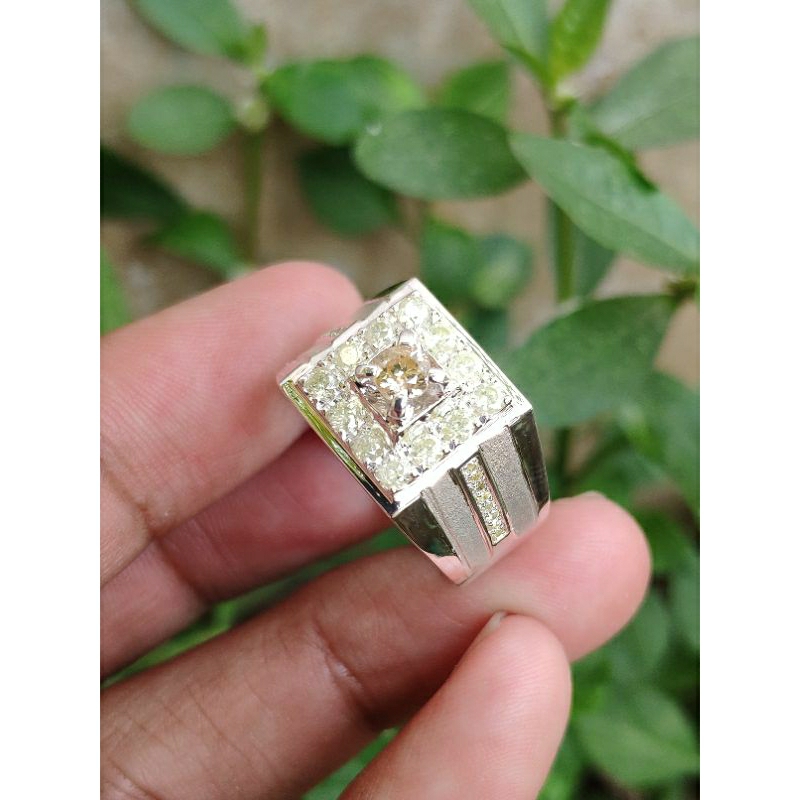 Jual cincin berlian asli pria silver handmade cincin berlian cowok ... Jual cincin berlian asli pria silver handmade cincin berlian cowok ...