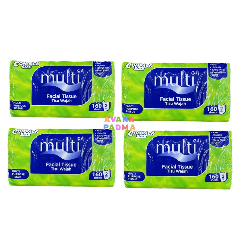Jual Multi Facial Tissue (160s) (Bundle Isi 4) | Shopee Indonesia