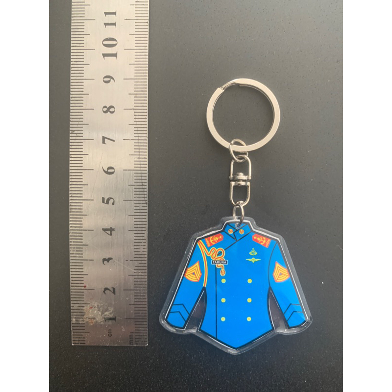 Jual Ganci Gantungan Kunci Mika Sevron Baju Mini Loreng PDL Taruna ...