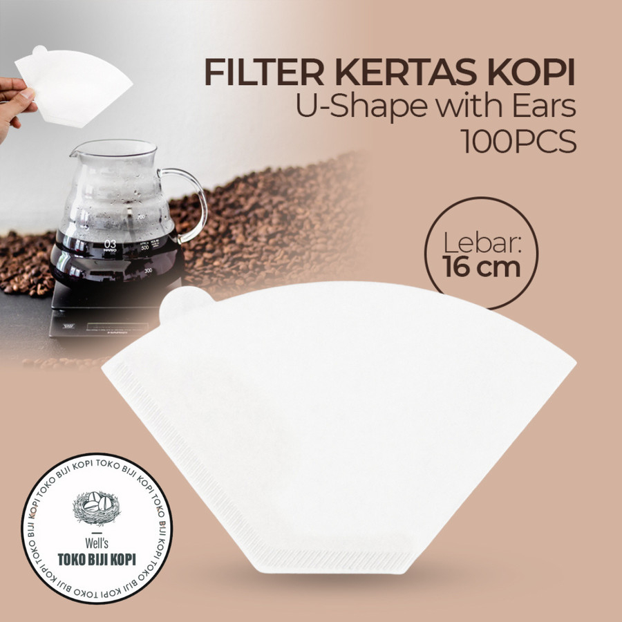 Jual KERTAS SARINGAN V60 FILTER KOPI JAPANESE COFFEE PAPER ISI 100 PCS ...