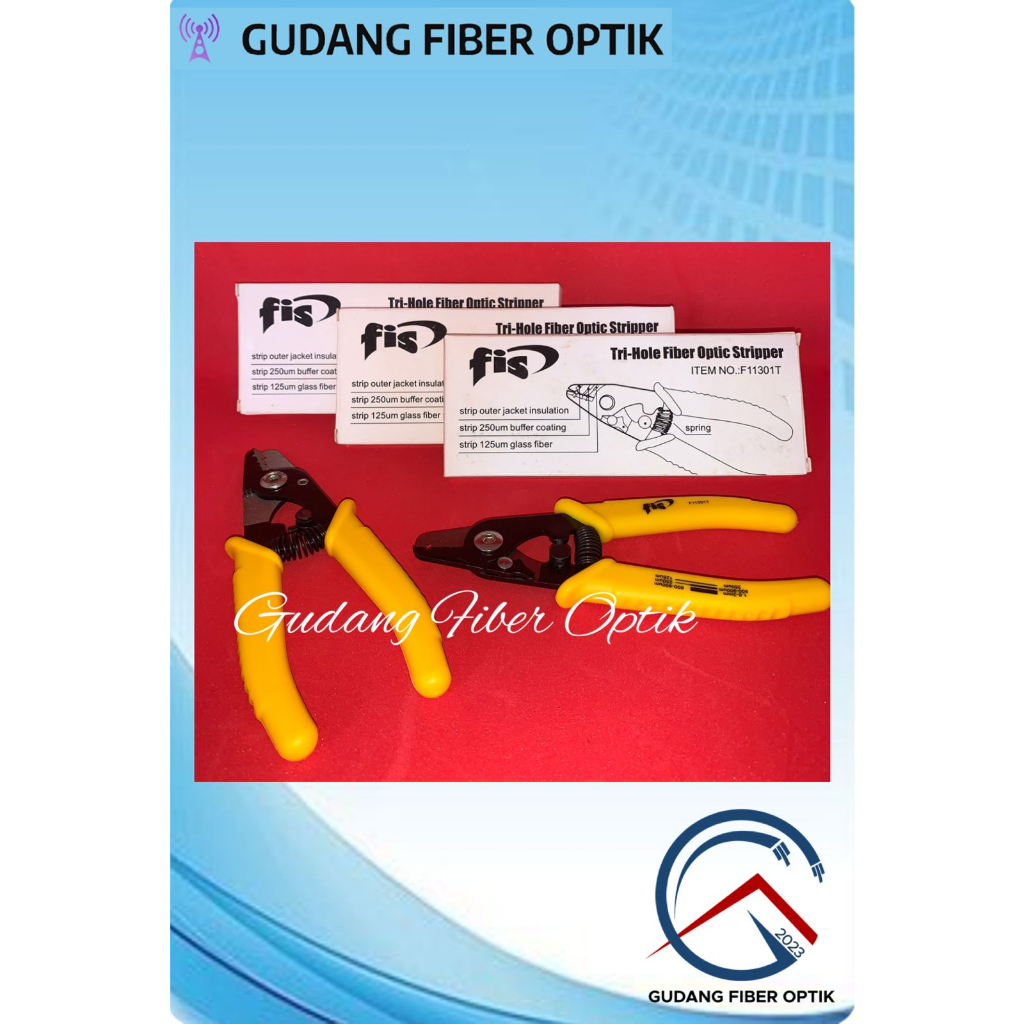 Jual Stripper Fiber Optic FIS / Tang Stripper / Striper FO 3 Hole ...